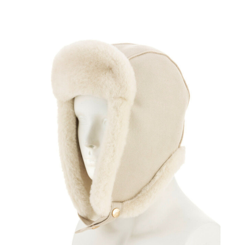 Alex Max Faux Sheepskin Aviator Hat Cream – SisterOnlinestore