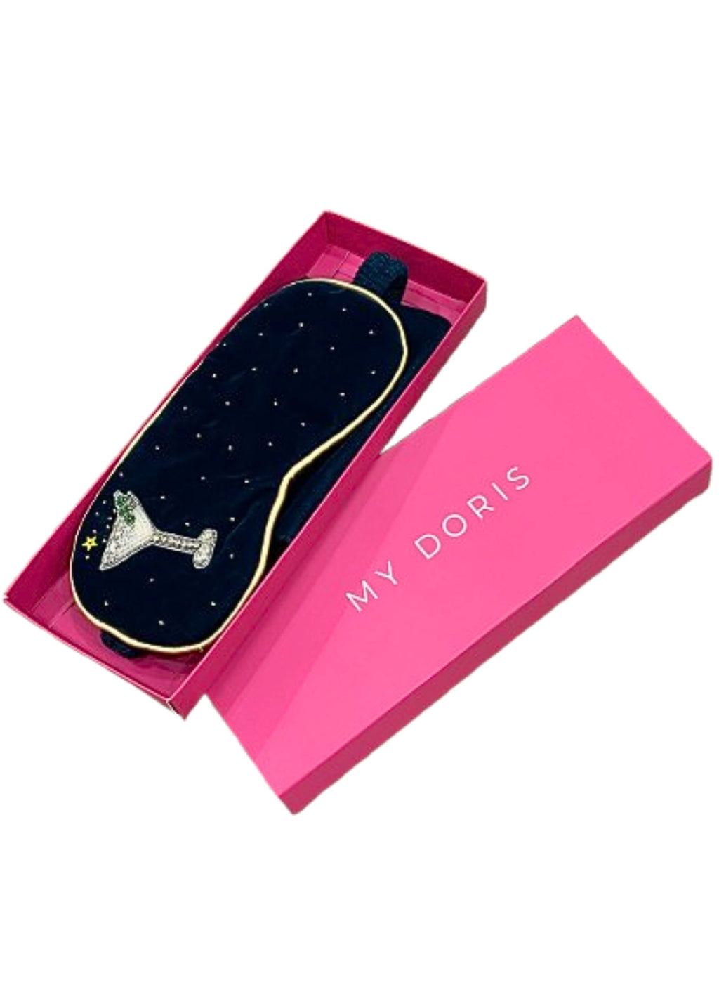 My Doris Beaded Martini Velvet Eye Mask Deep Teal – SisterOnlinestore