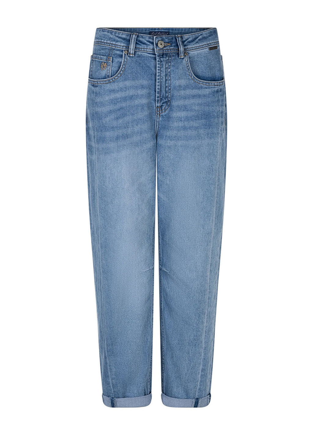 Red Button Caitlina Slight Barrel Style Denim Jean with Side Panel Mid ...